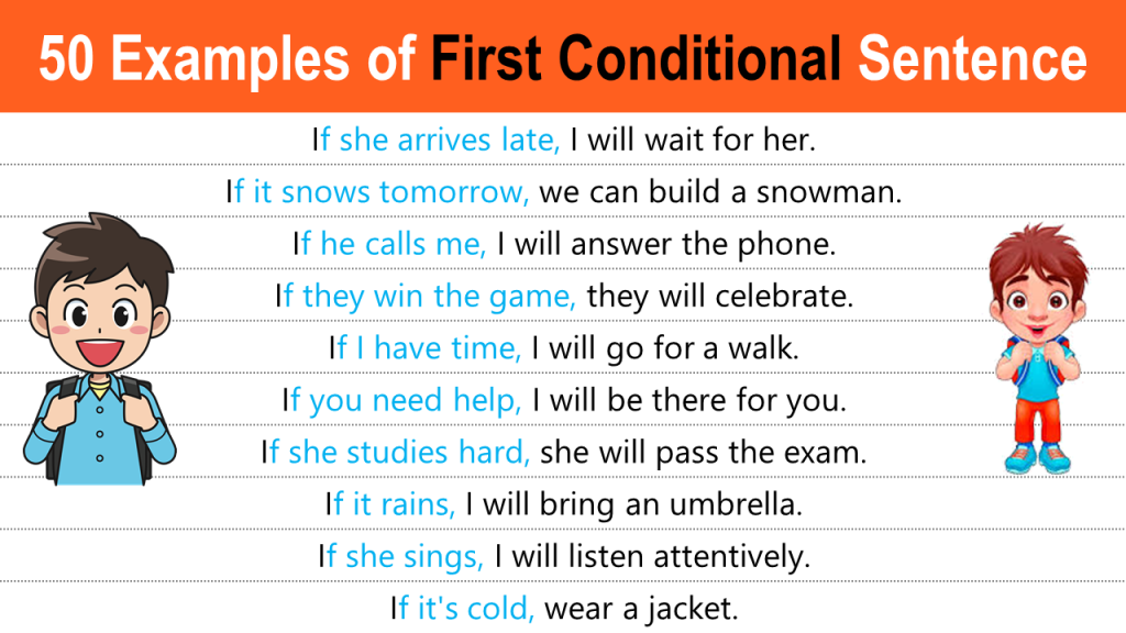 50 First Conditional Example Sentences in English with PDF 50 First Conditional Example Sentences in English with PDF